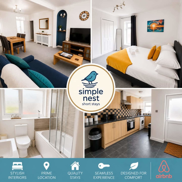 3br | Contractors & Work Trips | Central Location - Swansea