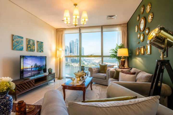 @16e éTage, 2 Chambres, Vue Sur La Mer Et La Ville à Pearl - Doha