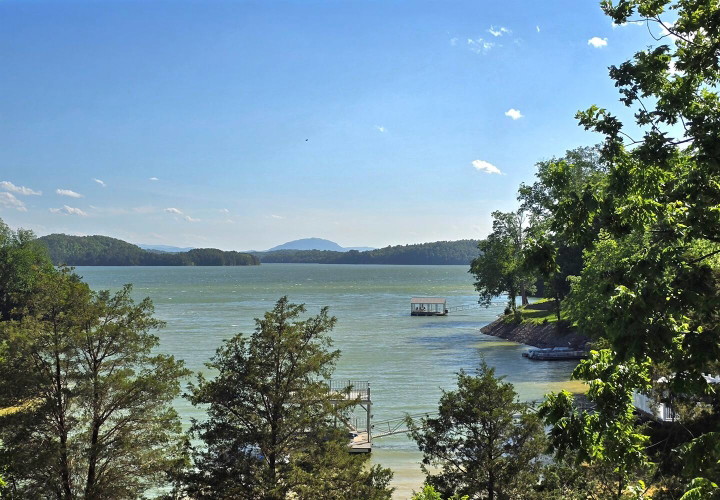 On Lake Time Dock Hot Tub Fire Pit - Dandridge, TN