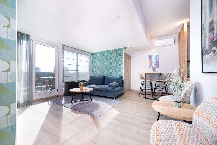 Apartment 453 With Terrace, Kitchen, Air Conditioning And Studio - Düsseldorf