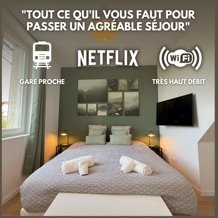 Studio *L'émeraude* New & Cozy - Gare Parilly - Bron
