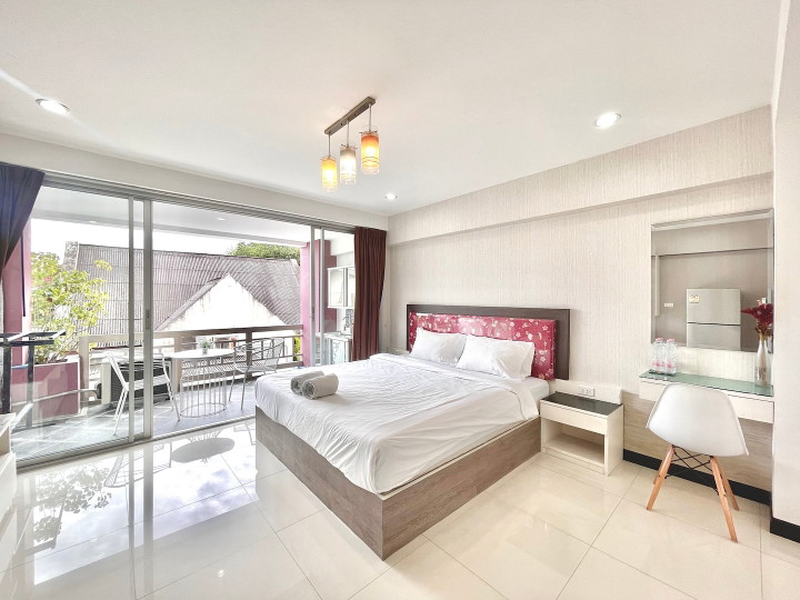 Large Patio Studio + Bathtub//5mins To Lumpini Mrt - Thailand