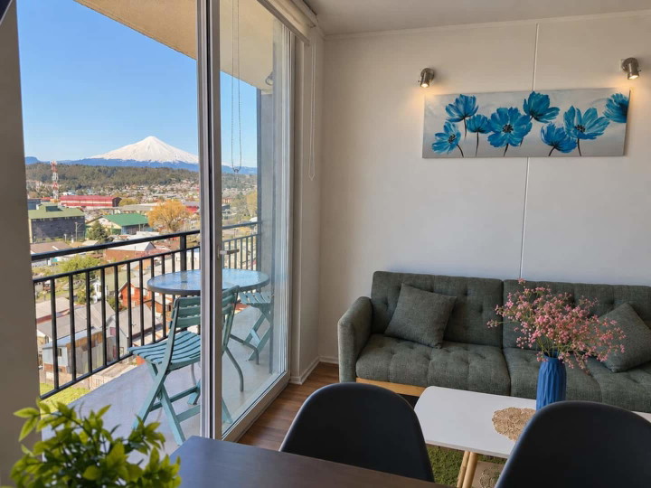 Lake And Volcano View | Terrace + Wifi + Parking - Villarrica