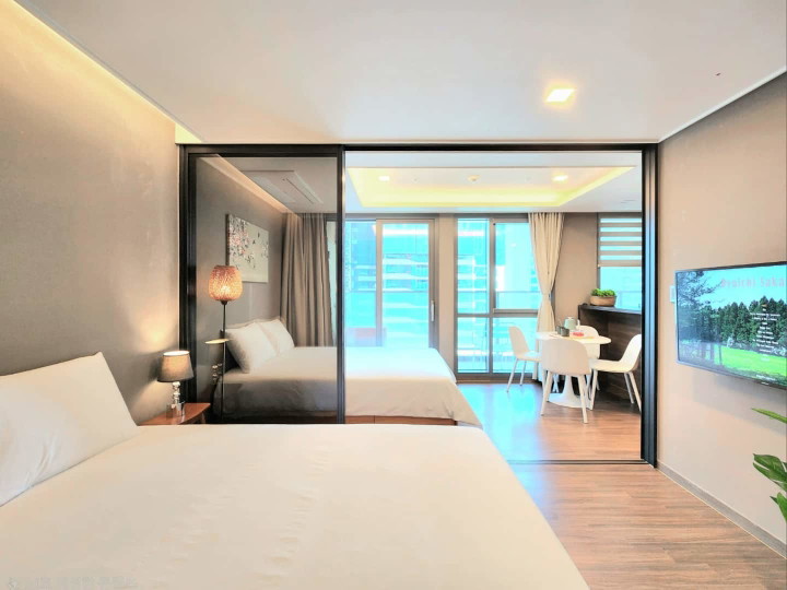 [Newopen] 31b | 초고층 오션뷰 테라스 | 해운대해변5분 | 무료짐보관 - Busan