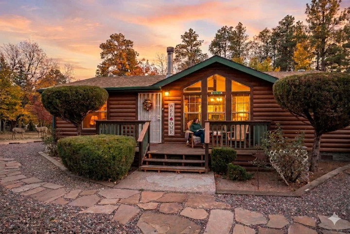 *Log Cabin*sauna*creekside Mountain Retreat - Pine, AZ