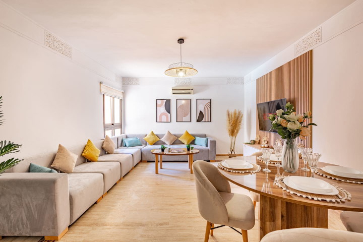 Spacious 2br | Pool | Wi-fi | 24h Security - Marrakesh