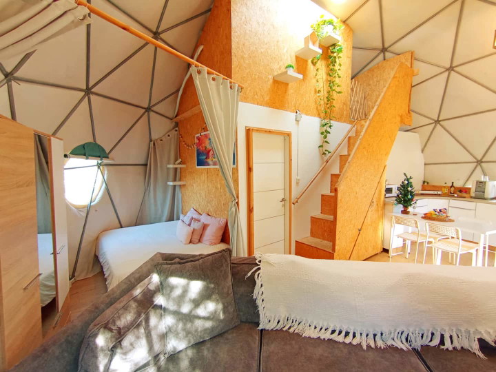 Olive Dome - Huge Geodesic Dome Between The Olives - Israël