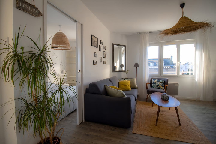 Apartamento De 2 Habitaciones A 150 M Del Mar 2/4 Pers Silencioso Cada Caminata (Wi-fi)<br> - La Forêt-Fouesnant