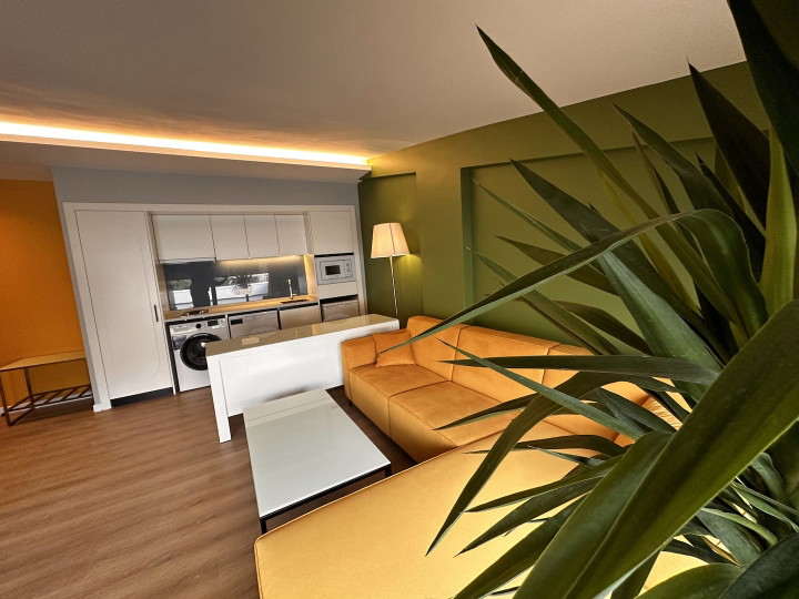 Tunalı Terraced House 1+1 New With Air Condition - Ankara