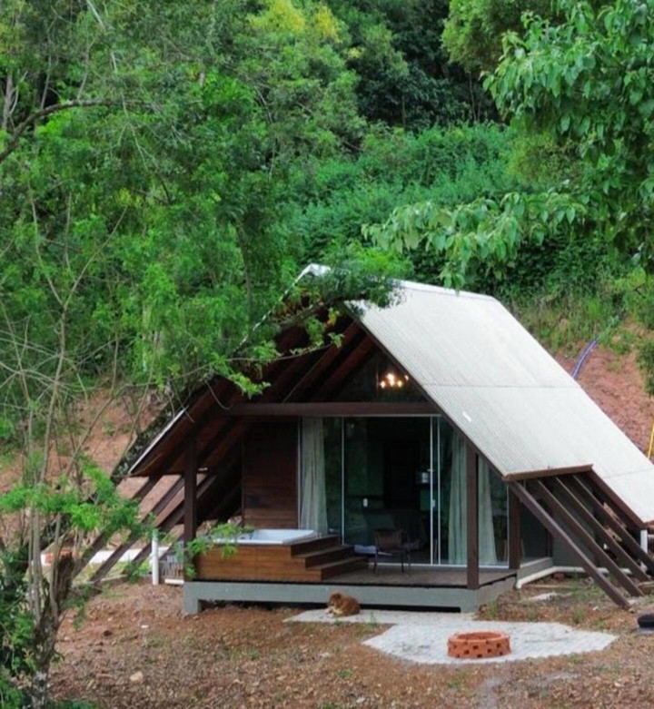 ÁGua Cabana With A View Of The Mountains In Serra Gaúcha - Nova Petrópolis