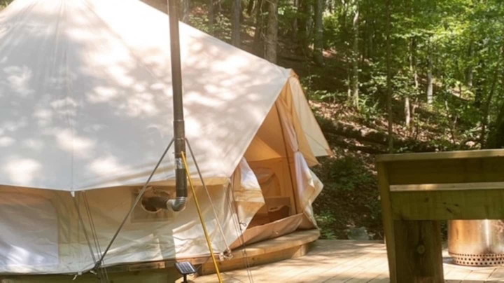 Ff3 Hollow - Canvas Bell Tent At Parksland Retreat - Talladega, AL