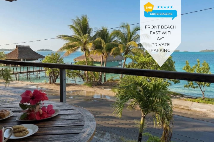 Studio Vue Lagon Paradisiaque - Clim - Parking - Bora-Bora