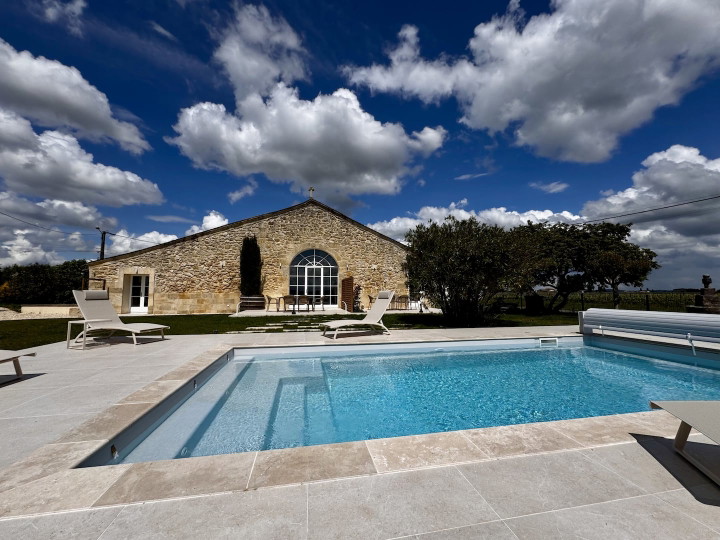 Double Maison Piscine Et Jardin Privé - Destieu - Saint-Émilion