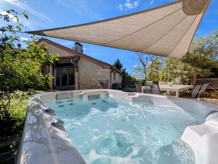 Charming Stone Cottage With Spa And Private Garden - Fumel
