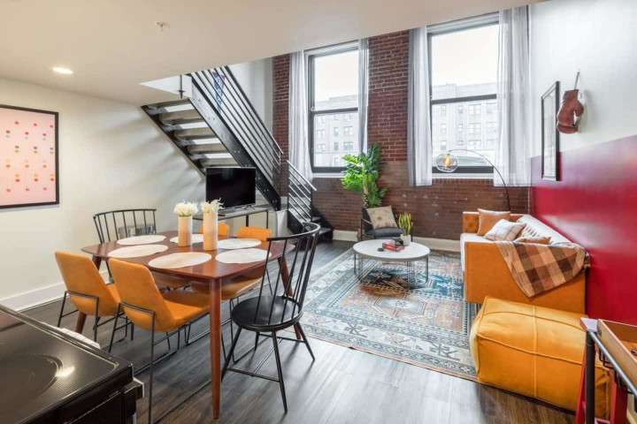 Sosuite | Loft 3 Chambres Avec Salle De Sport, Salon, Buanderie Commune - Philadelphie, PA