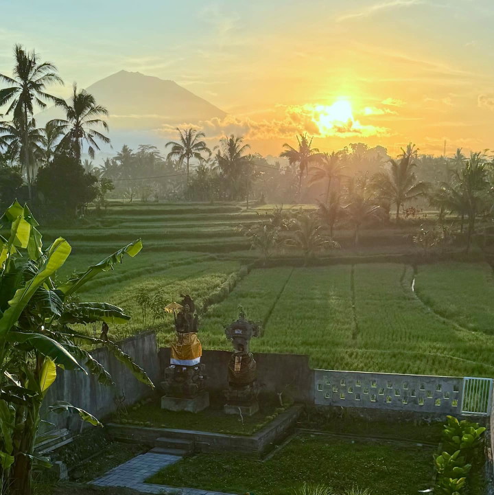 Authentic Bali: Rice Field Suite With Volcano View - Indonézia