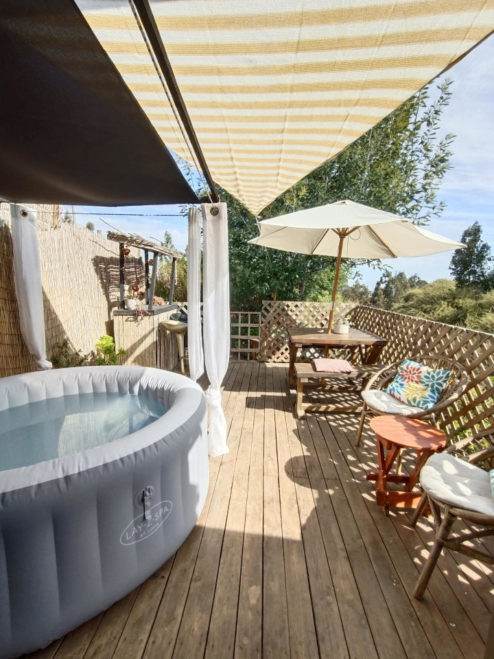 Cabañita Rincón Nativo Con Jacuzzi - Algarrobo