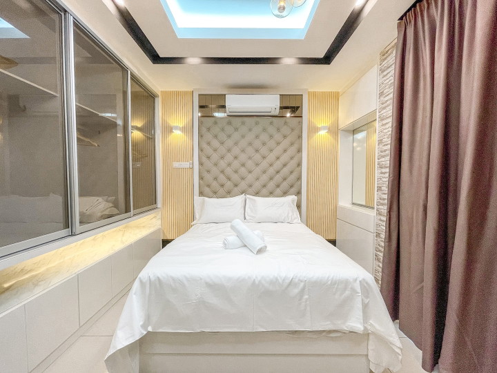 D'carlton Seaview Studio With Cozy Deco & Tv Box - Masai