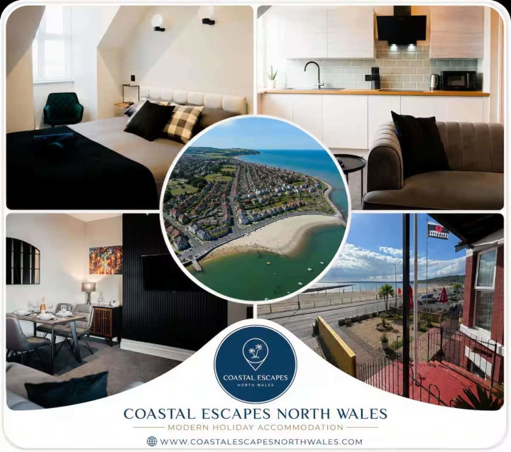 Stunning 2 Bedroom Ground Floor Sea View Apartment - Colwyn Bay