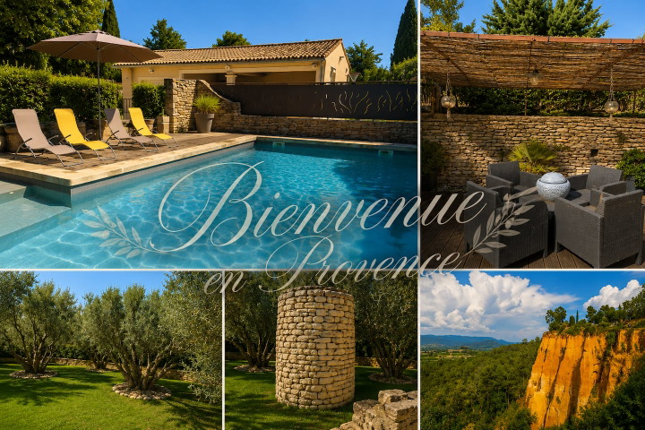 Appartement T2 70m2 Piscine Vue Luberon . - Cavaillon