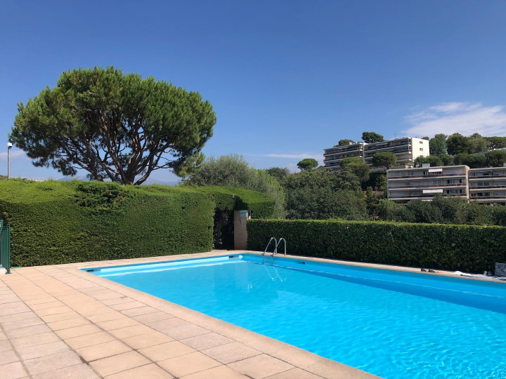 Beautiful Studio With Sea View, Pool, Tennis And Parking - Cagnes-sur-Mer