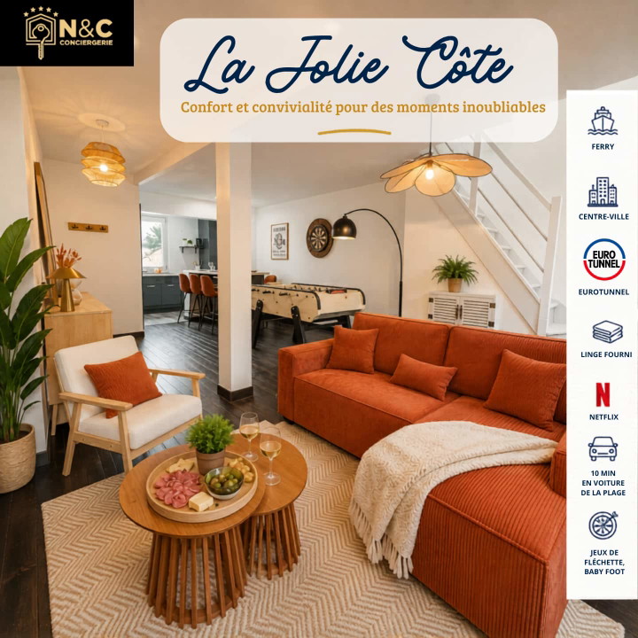 Attractive Côte-apt, 2 Bedrooms, Sleeps 46, Calais St-pierre - Calais