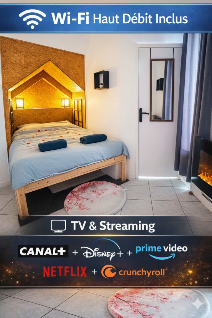 T2 Style Japonais, Lit Cabane En Bois - Sarcelles