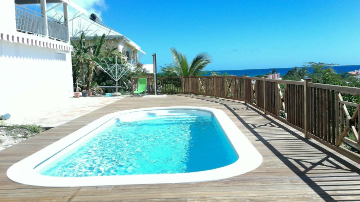 Villa For 6 People With Pool And Sea View - Guadalupe