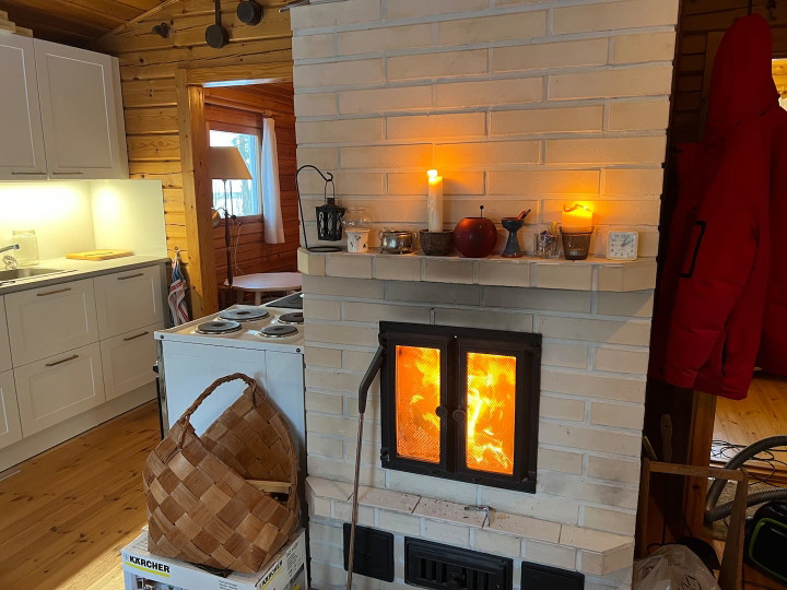 Cabin W/ Sauna, 44㎡, 2x Double Beds. Fireplace - Pirkanmaa