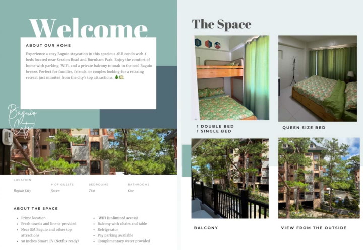2br Condo W/ Balcony Near Sm Baguio - Baguio