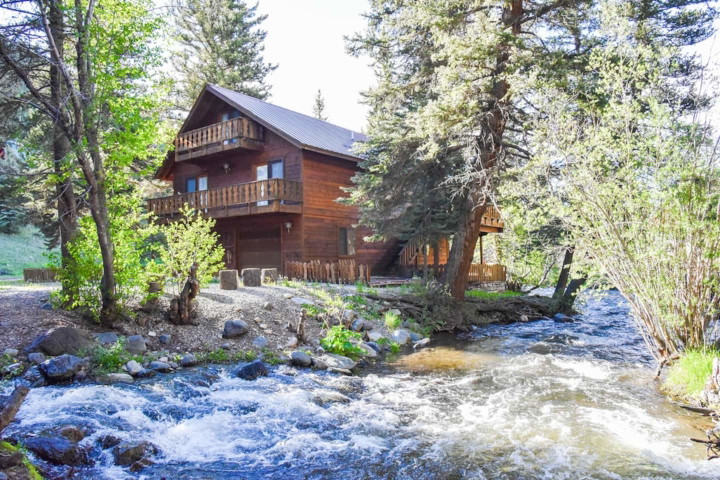 Lanna Lassos The Moon Riverfront Cabin With Island - Nouveau-Mexique