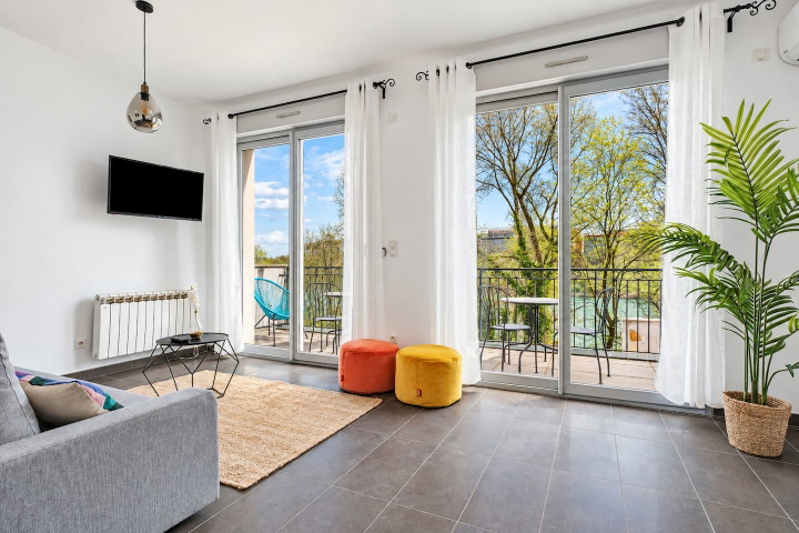 Vue Avec Balcon Et Climatisation Cité Internationale - Caluire-et-Cuire