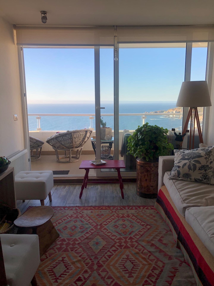 Increíble Vista Al Mar, En Cómodo Y Acogedor Dpto. - Viña del Mar
