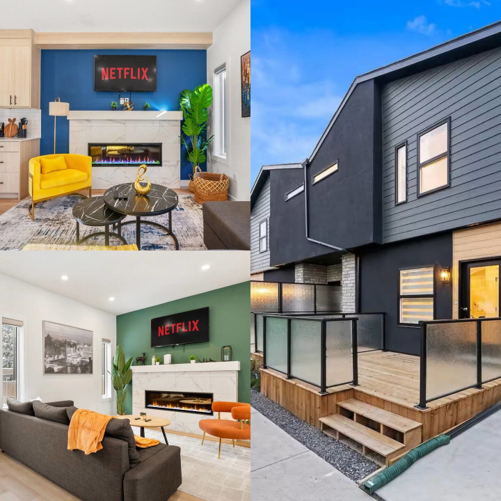 Jack & Jill Grand Villa W/ac| Sleeps 16 |7 Mins Dt - Calgary
