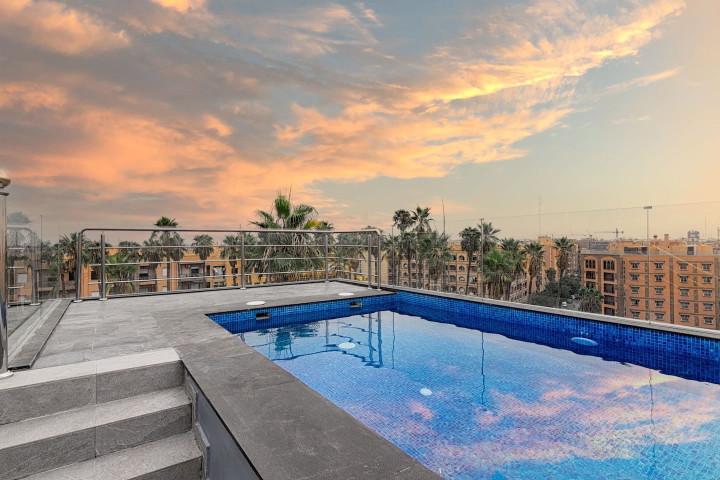 Appartement Design à Guéliz Avec Rooftop & Piscine - Maroc