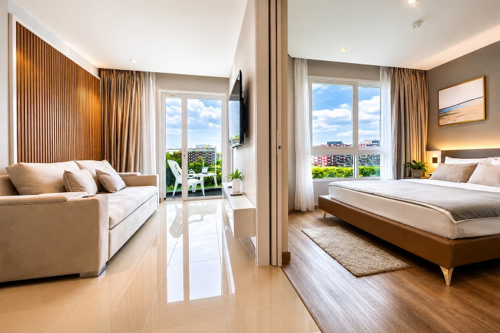 Peaceful 1br Condo Near Central Phuket Pool&gym - Phuket district, Thailand