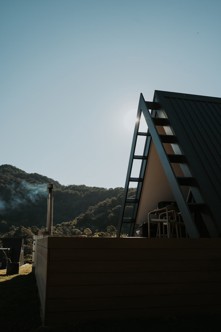 Jamberoo A-frame | Wood Fire Hot Tub | Cedar View - Jamberoo