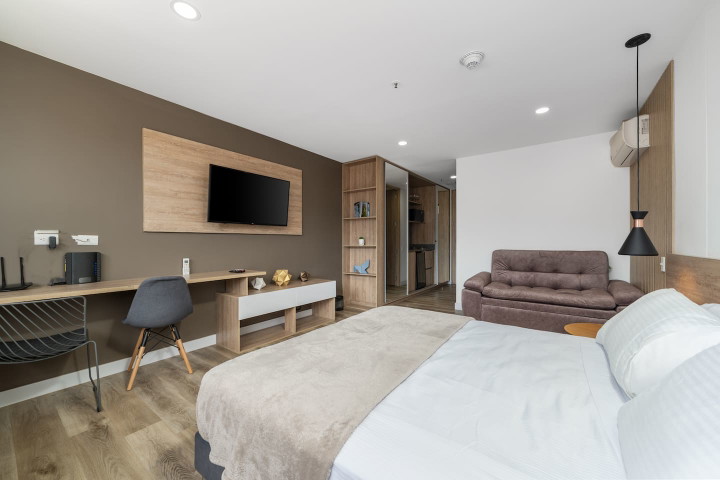 Go Living 1312 · New Loft With Kitchenette, Ac, Gym And Coworking - Medellín