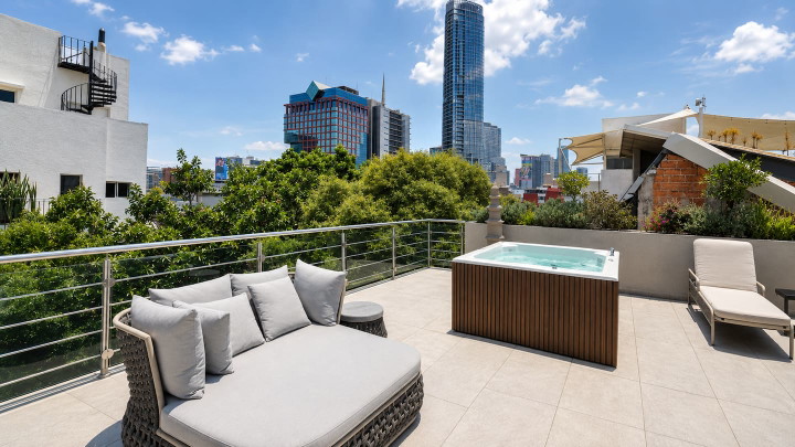 Brand-new Near Reforma Loft Balcony Gym & Jacuzzi - Mexico