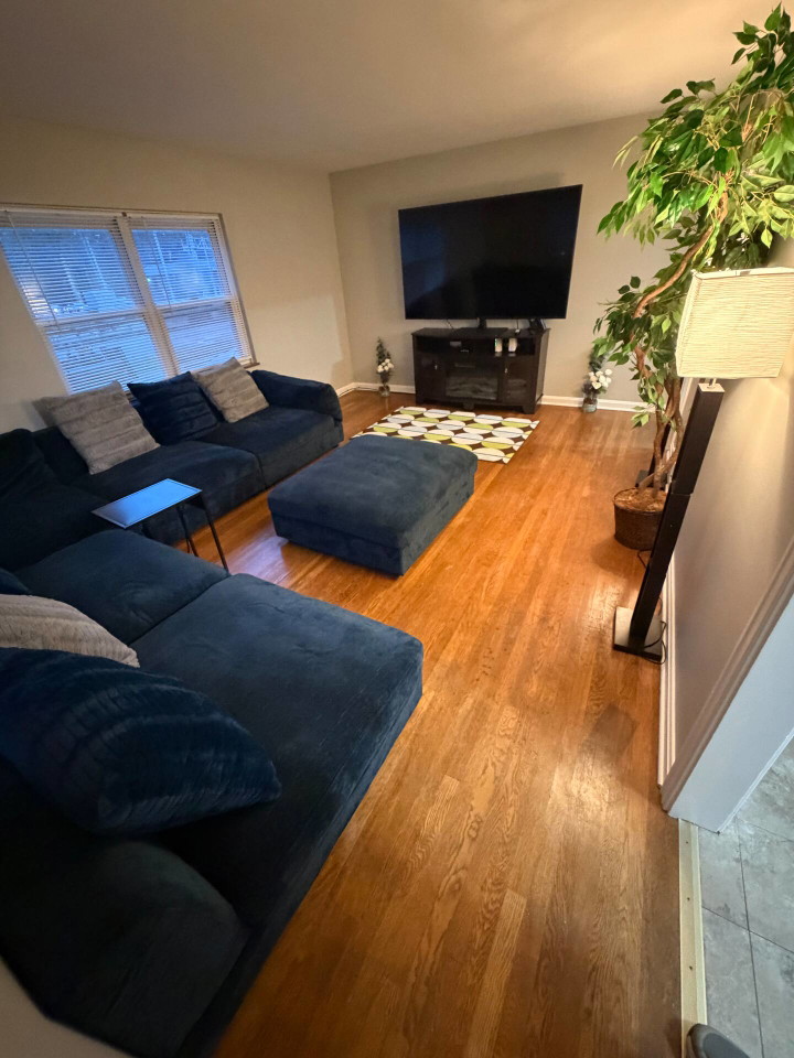 Apartment With 82 Tv And Earthy Color Scheme - Youngstown, OH