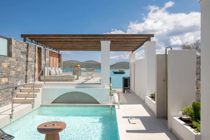 Sea View Private Pool Villa In Elounda Crete - Elounda