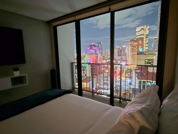 Balconied Peaceful Apt In High-rise With Amenities - Mexico City
