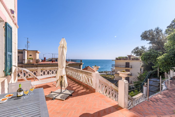 Wow Sea View, Villa With Panoramic Terrace, Noli - Noli