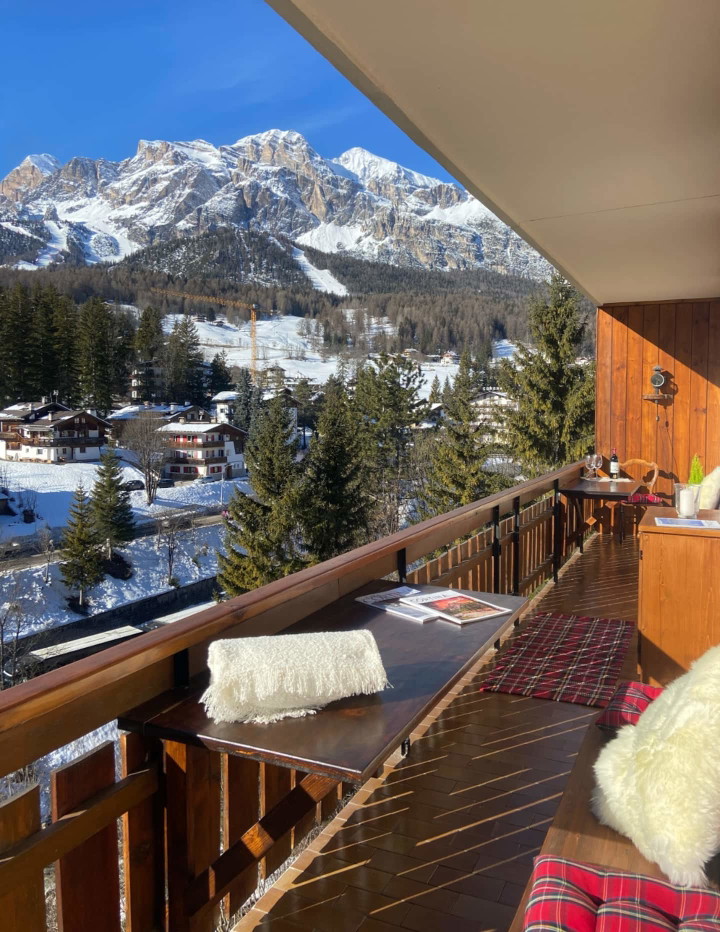 Apartment With Balcony Overlooking Tofane Free Parking - Cortina d'Ampezzo