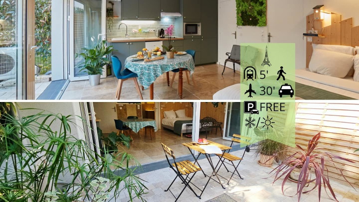 Studio à 10&nbsp;Min De Paris - Au Calme - Terrasse - Pk - Le Perreux-sur-Marne