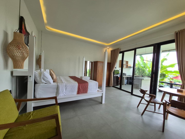 One Bedroom Private Villa-ricefield Full View - Endonezya
