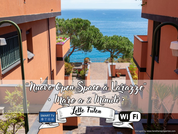 [Newly Opened Space] Wifi  Smart Tv  2 Minutes To The Sea - Varazze