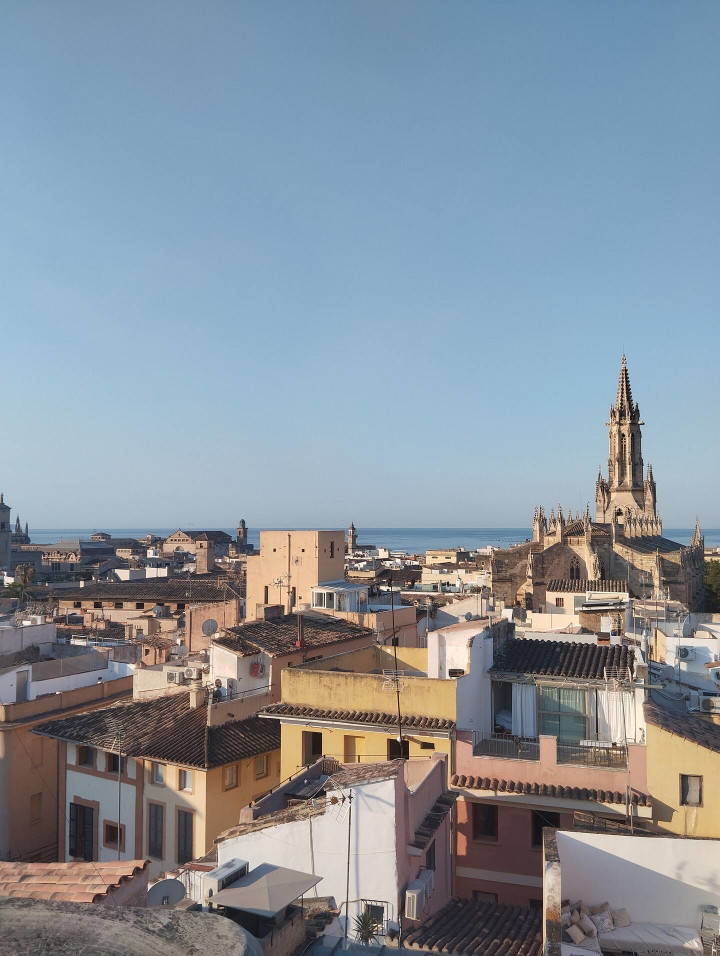 Andando A La Playa Estudio Con Terraza Vistas Wifi - Palma