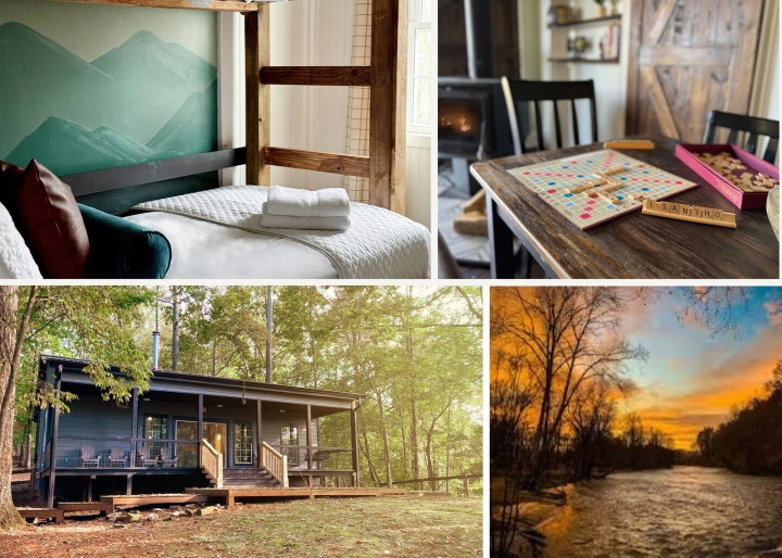 Stylish Cabin-resort Pool, Mini Golf, River Access - Ellijay, GA