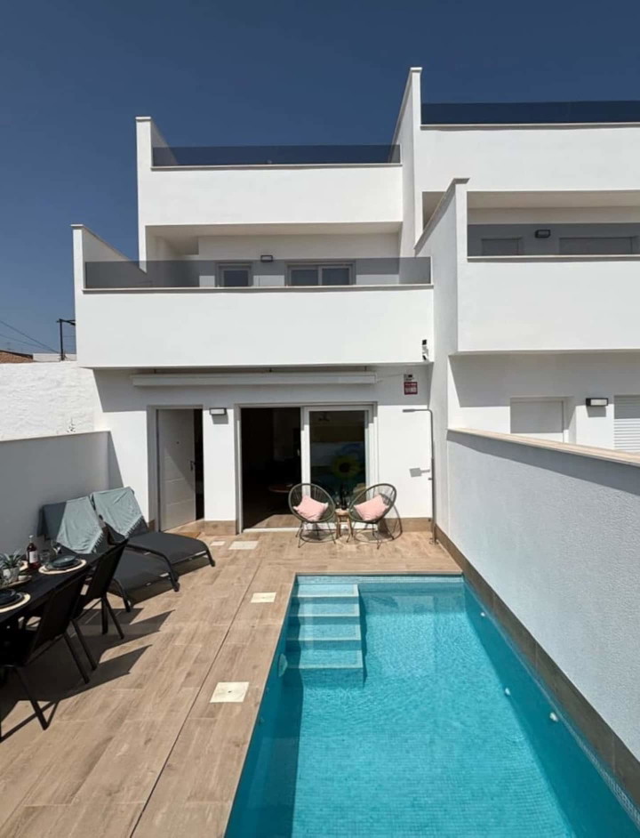 Casa Baleares, Pool, Sunny Solarium, Near Beach - San Pedro del Pinatar